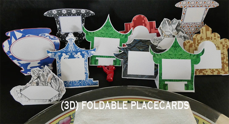 3D Placecards Tutorial - Friday House