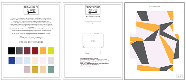 Atelier 3.5x5.25 Envelope Angles Pattern Safety - Friday House